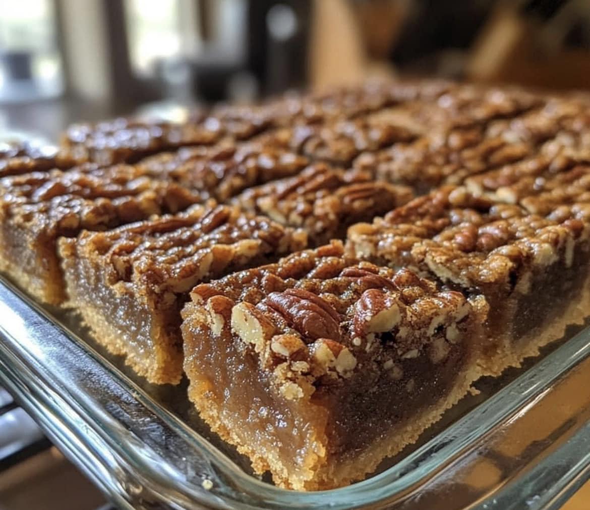Lazy Girl Pecan Pie Bars - Favorite Skinny Recipe