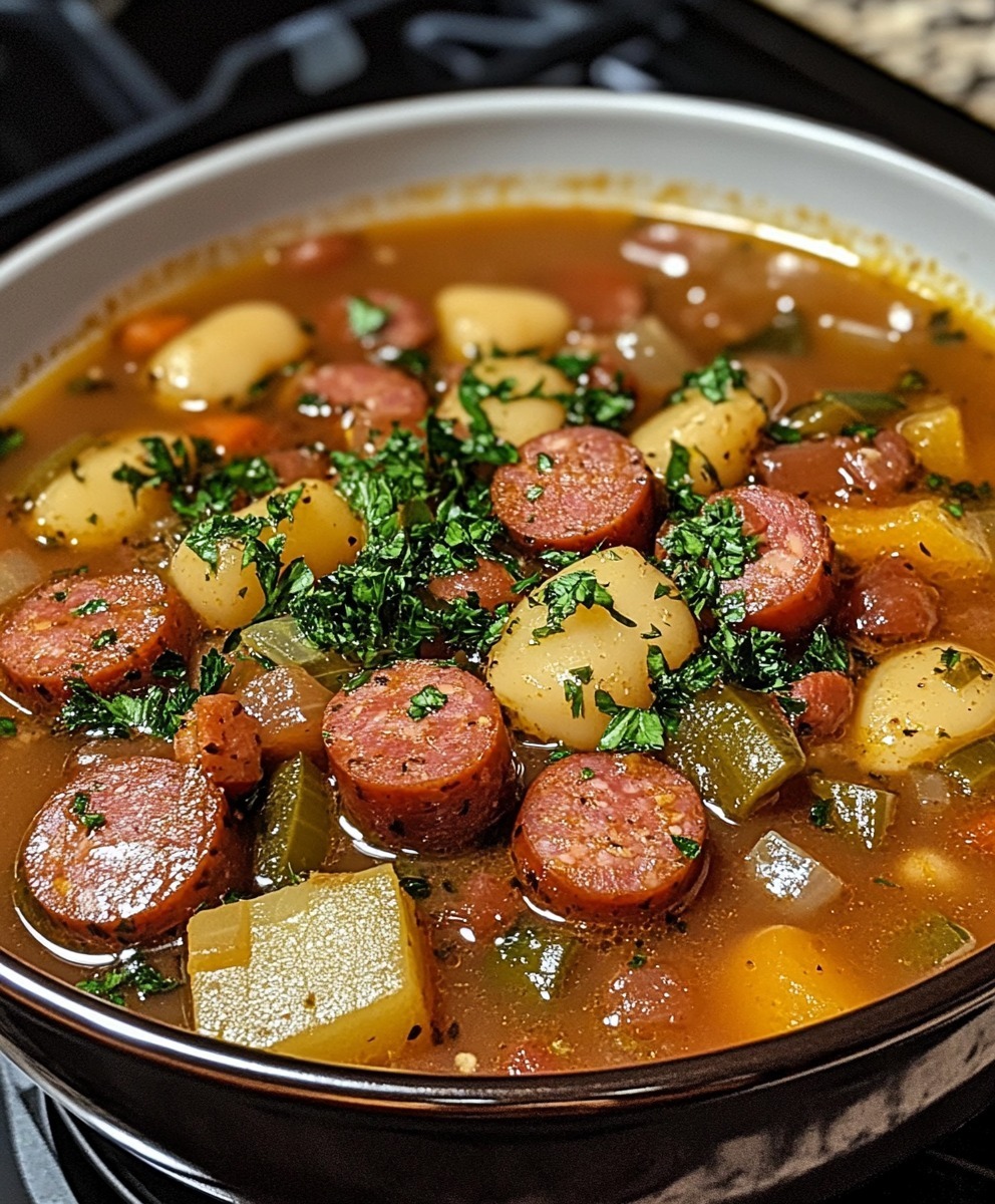 Cozy Kielbasa Soup - Favorite Skinny Recipe
