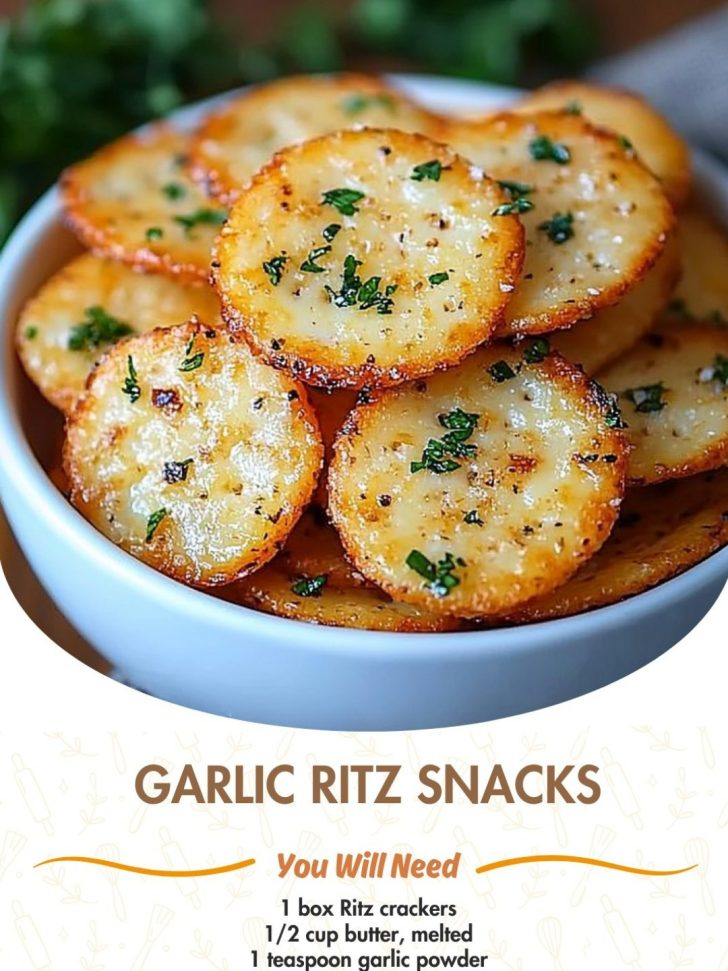 Garlic Ritz Snacks - Favorite Skinny Recipe