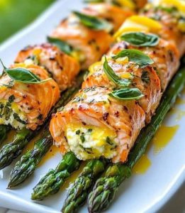 Lemon Basil Salmon Rolls - Favorite Skinny Recipe