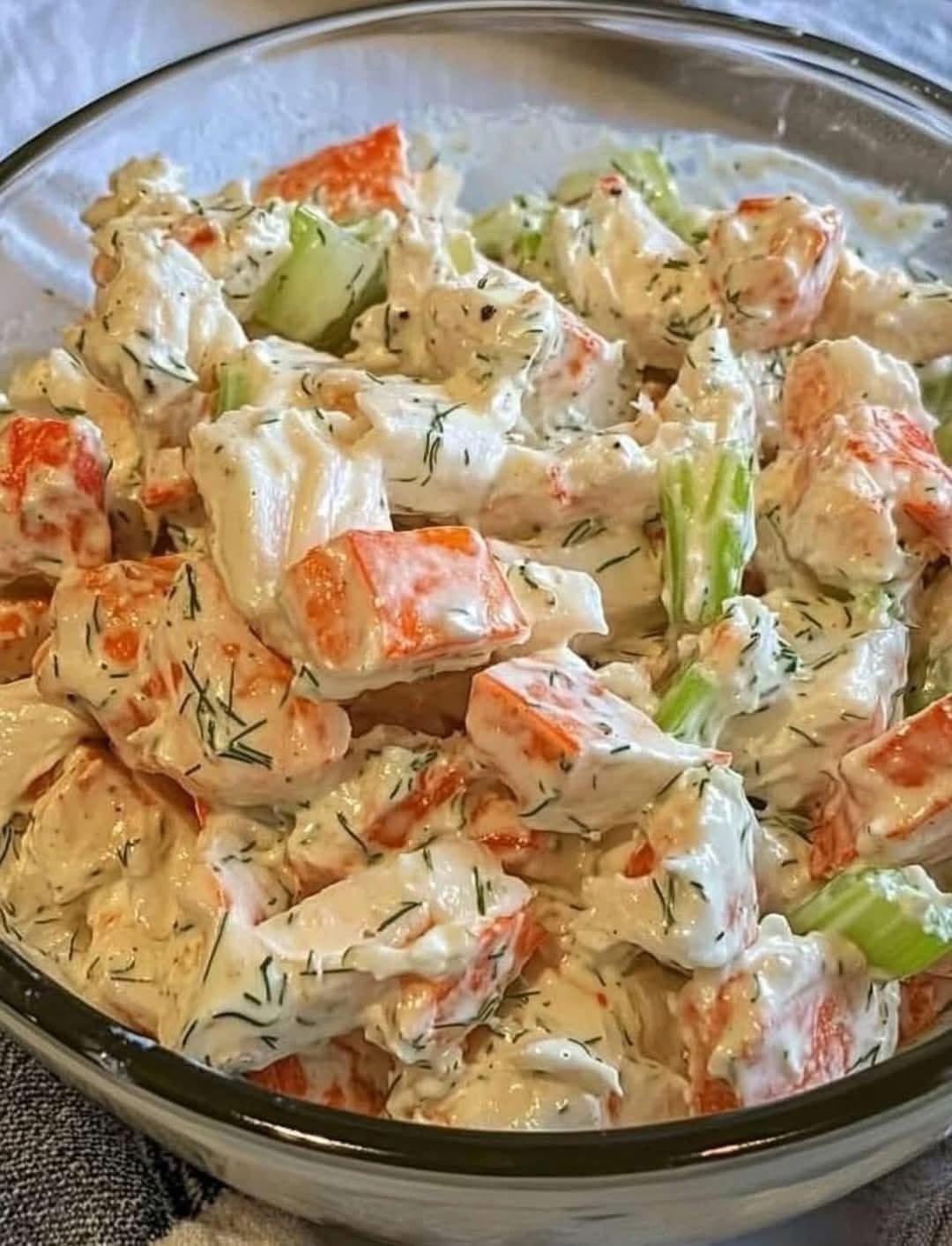 Crab Salad (Seafood Salad) - Favorite Skinny Recipe
