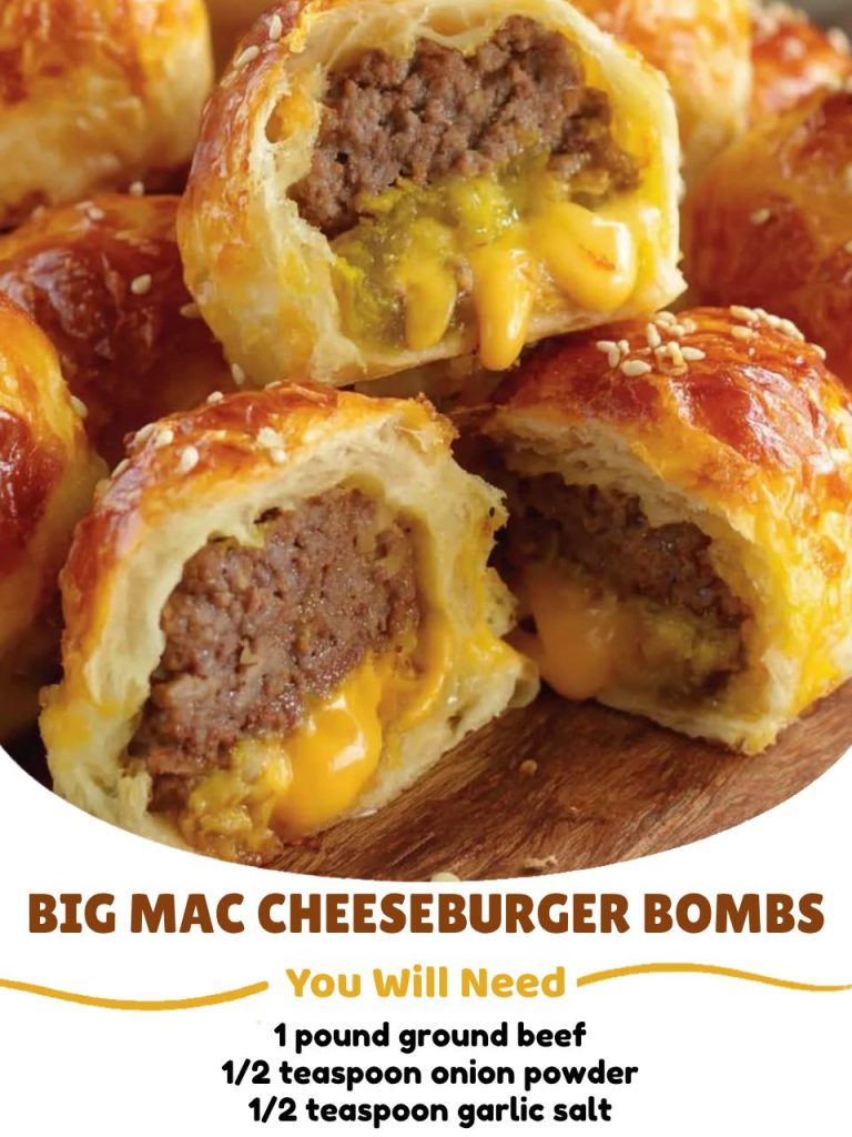 Big Mac Cheeseburger Bombs - Favorite Skinny Recipe