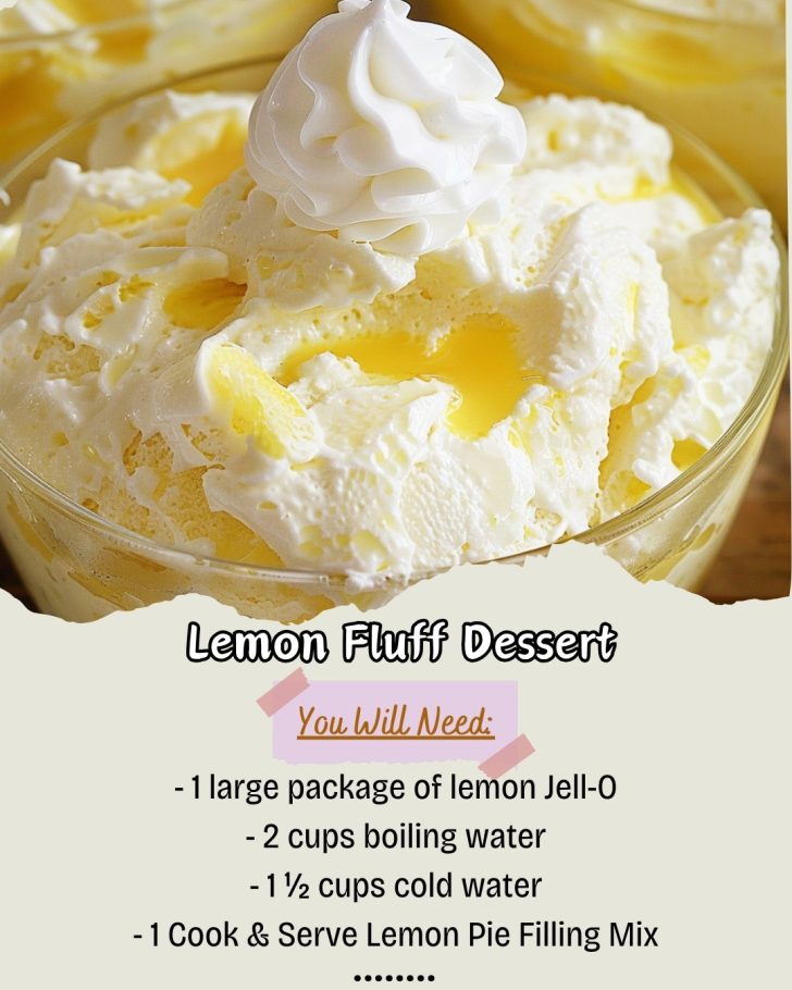 Lemon Fluff Dessert - Favorite Skinny Recipe